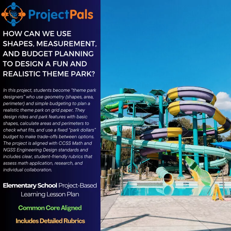 Use math to design a theme park - Project Pals